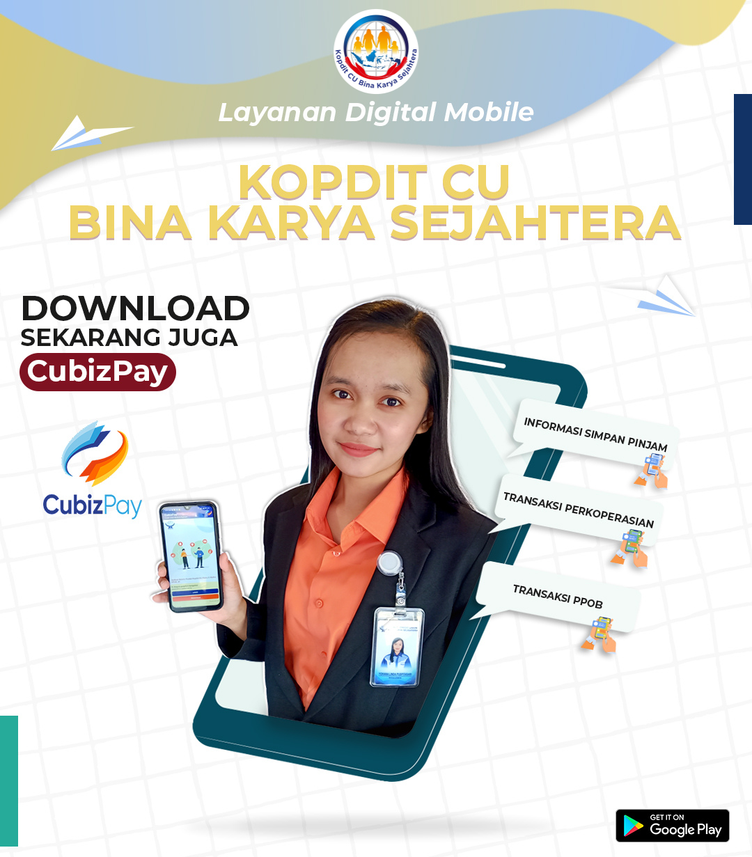 Aplikasi Mobile - KSP CU Bina Karya Sejahtera cubks